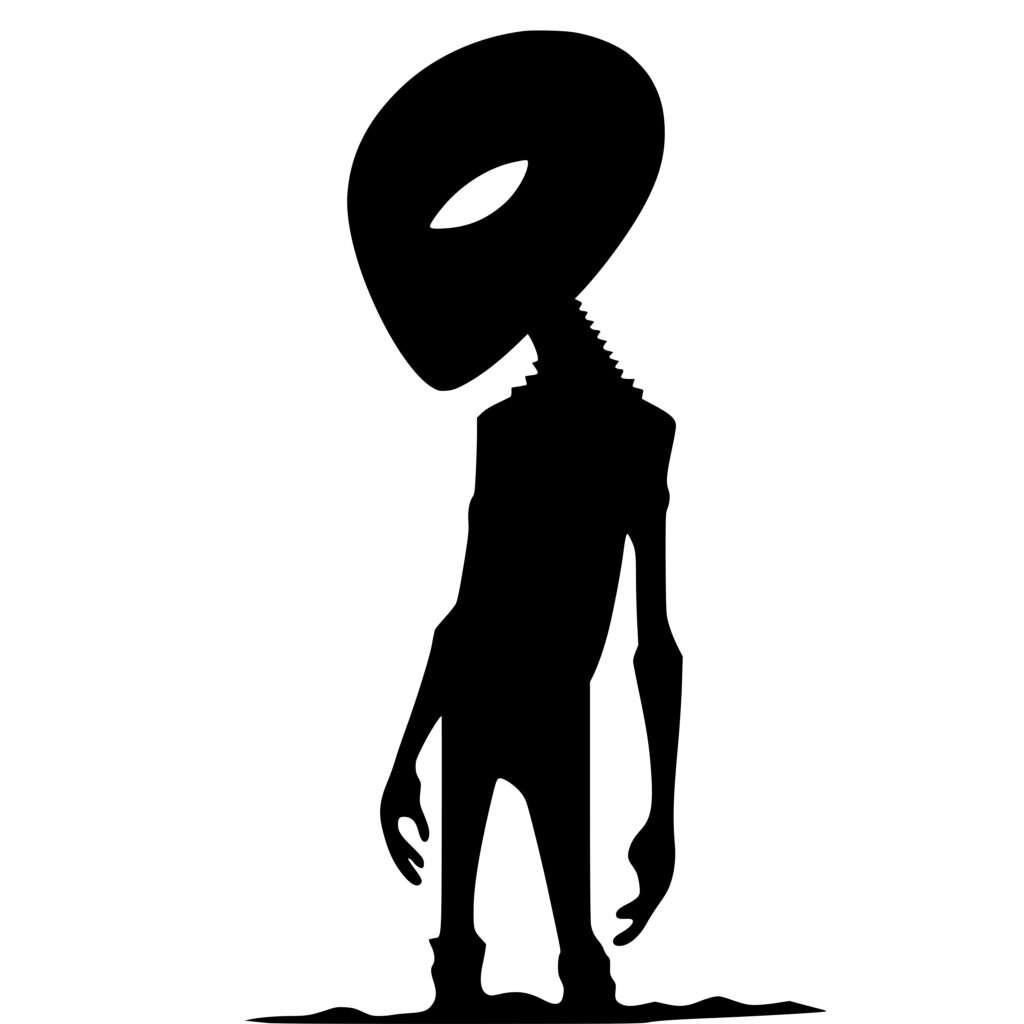 Alien SVG Image: Instant Download for Cricut, Silhouette, Laser Machines
