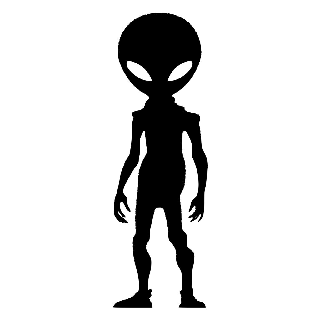 Alien SVG File for Cricut, Silhouette | Instant Download