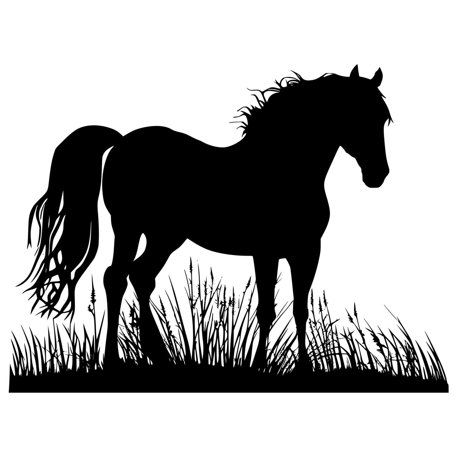 Horse in a Pasture – Creative Meadow