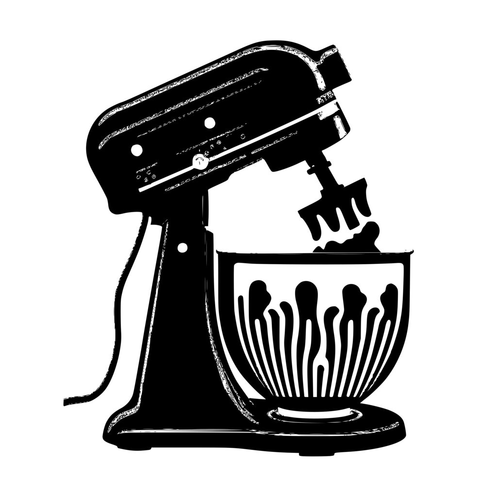 Electric Mixer SVG File for Cricut, Silhouette, Laser Machines