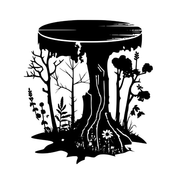 Whimsical Tree Stump Stool – Creative Meadow