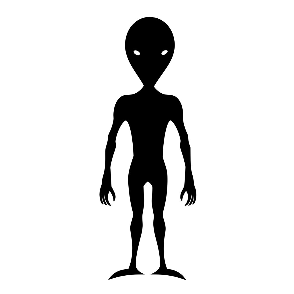 Alien Body SVG Image: Instant Download for Cricut, Silhouette, Laser