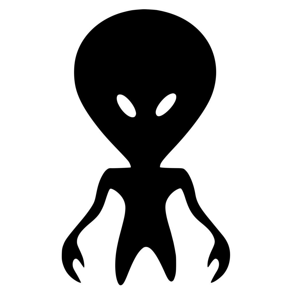 Alien SVG Image: Instant Download for Cricut, Silhouette, and Laser ...
