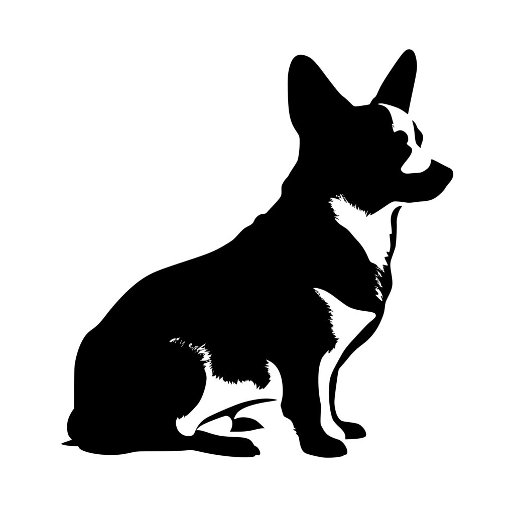 Corgi Silhouette Instant Download: SVG, PNG, DXF Files for Cricut ...