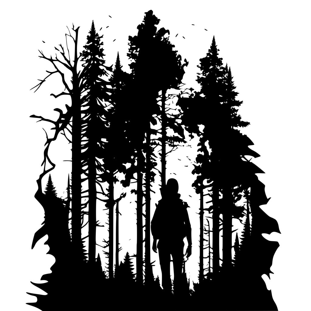 Forest Exploration: SVG, PNG, DXF for Cricut, Silhouette, Laser