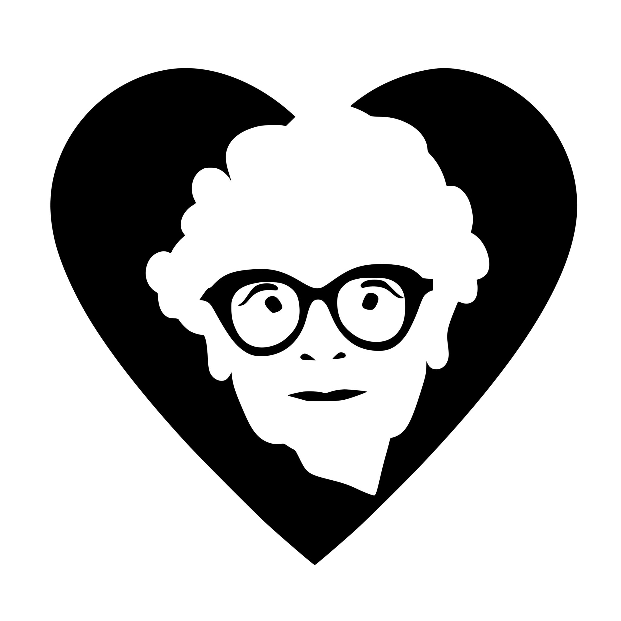 Grandma Heart Silhouette – Creative Meadow