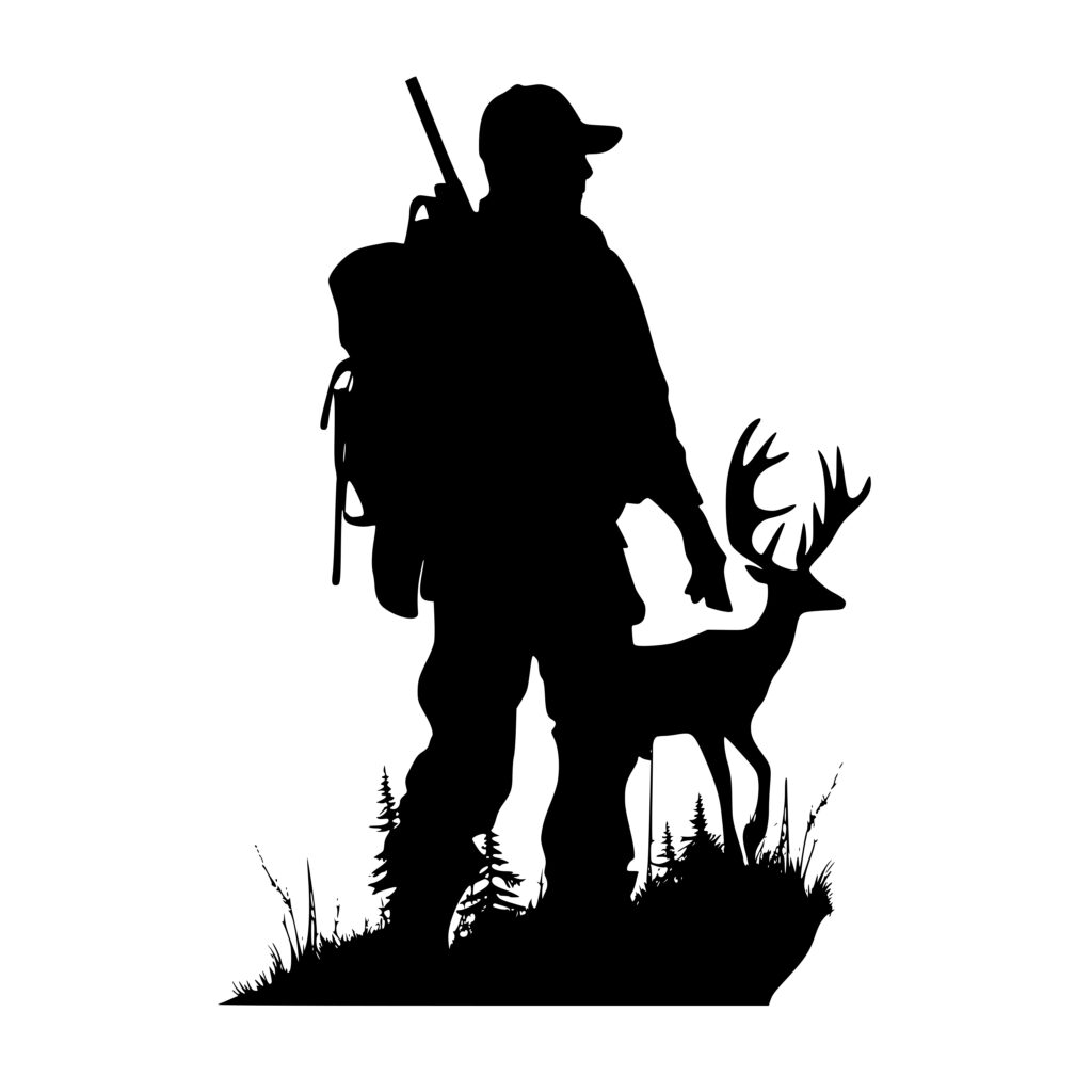 Woodland Hunting SVG Instant Download for Cricut, Silhouette, Laser ...