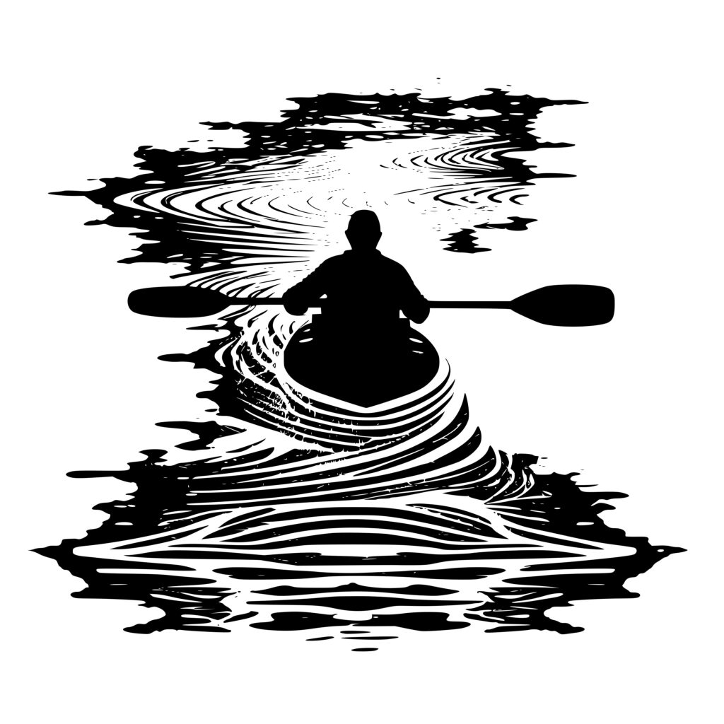 Kayak Ripples and Waves – Creative Meadow