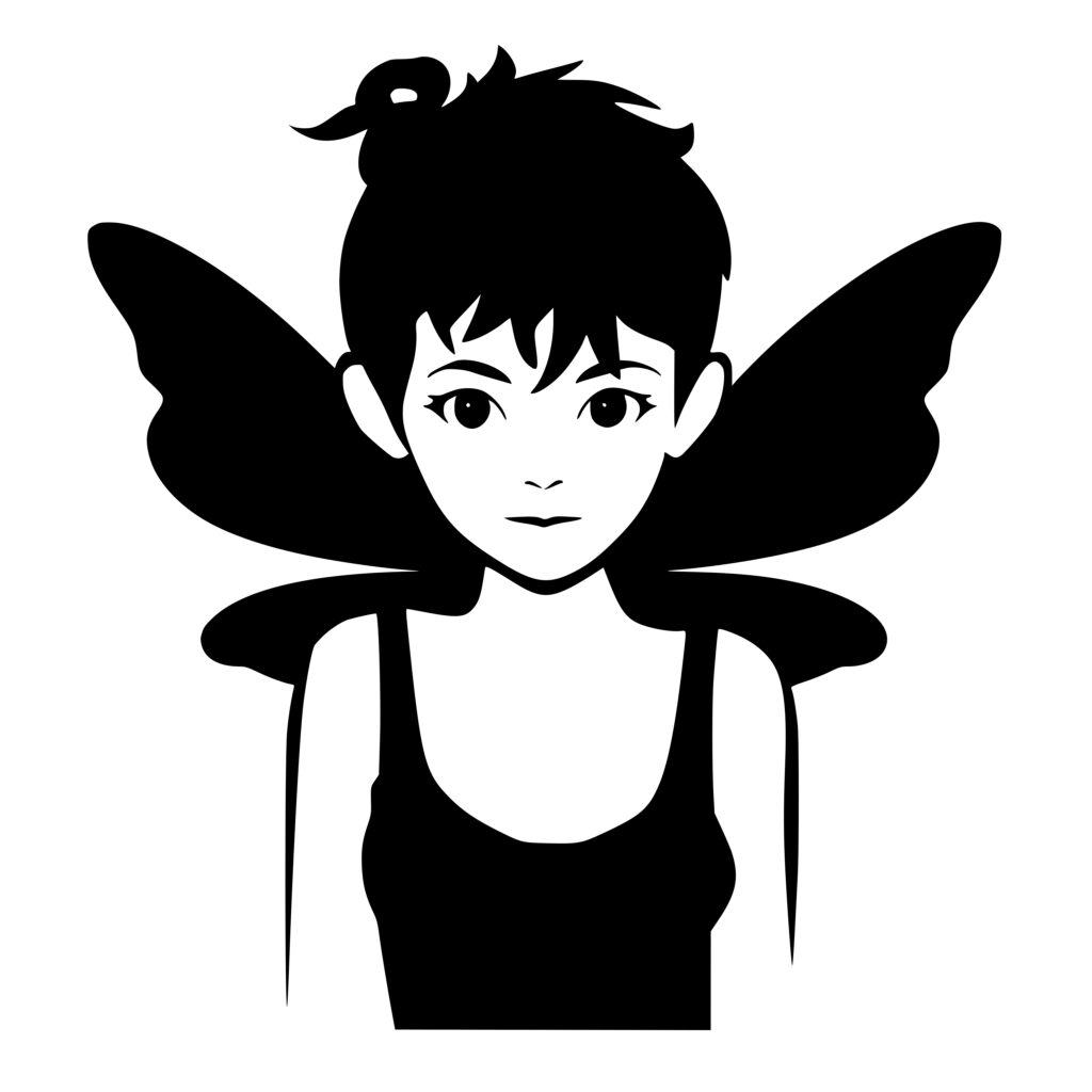 Instant Download SVG & PNG Files - Winged Pixie for Cricut, Silhouette ...