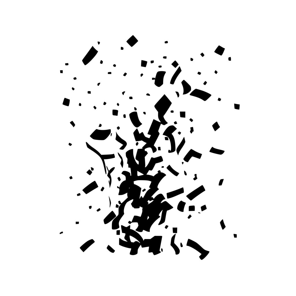 Party Confetti SVG File for Cricut, Silhouette, Laser Machines