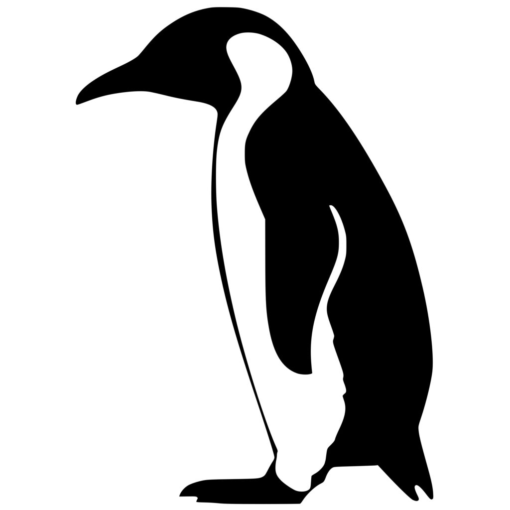 Penguin SVG File for Cricut, Silhouette, Laser: Instant Download