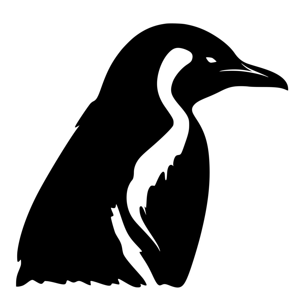 Penguin SVG File for Cricut, Silhouette, and Laser Machines