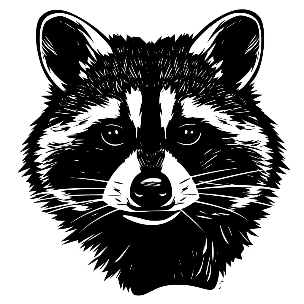 Cute Raccoon Face – Creative Meadow