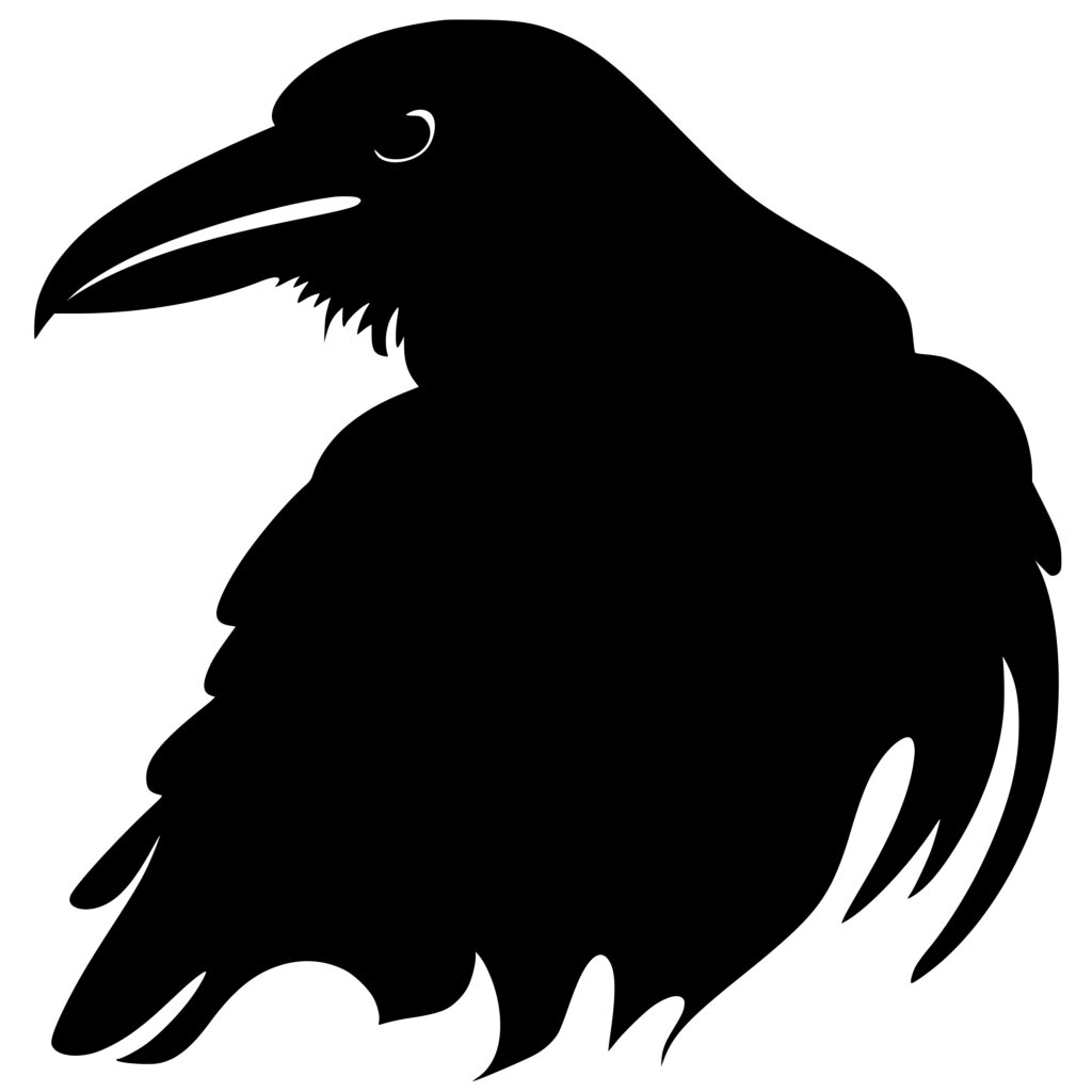 Beautiful Raven SVG Image for Cricut, Silhouette, and Laser Machines