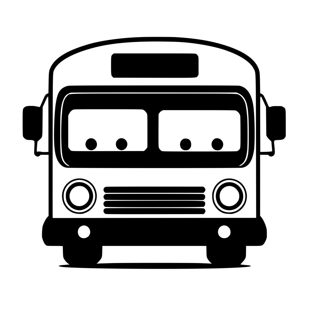 SVG Image: Adorable Bus Tags for Cricut, Silhouette, and Laser Machines