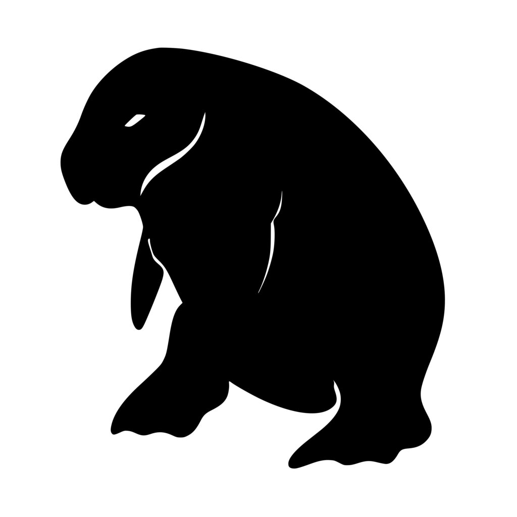 Manatee SVG File: Instant Download for Cricut, Silhouette, Laser