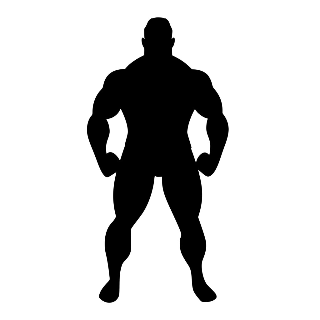 Wrestler Flexing SVG File for Cricut, Silhouette, Laser Machines