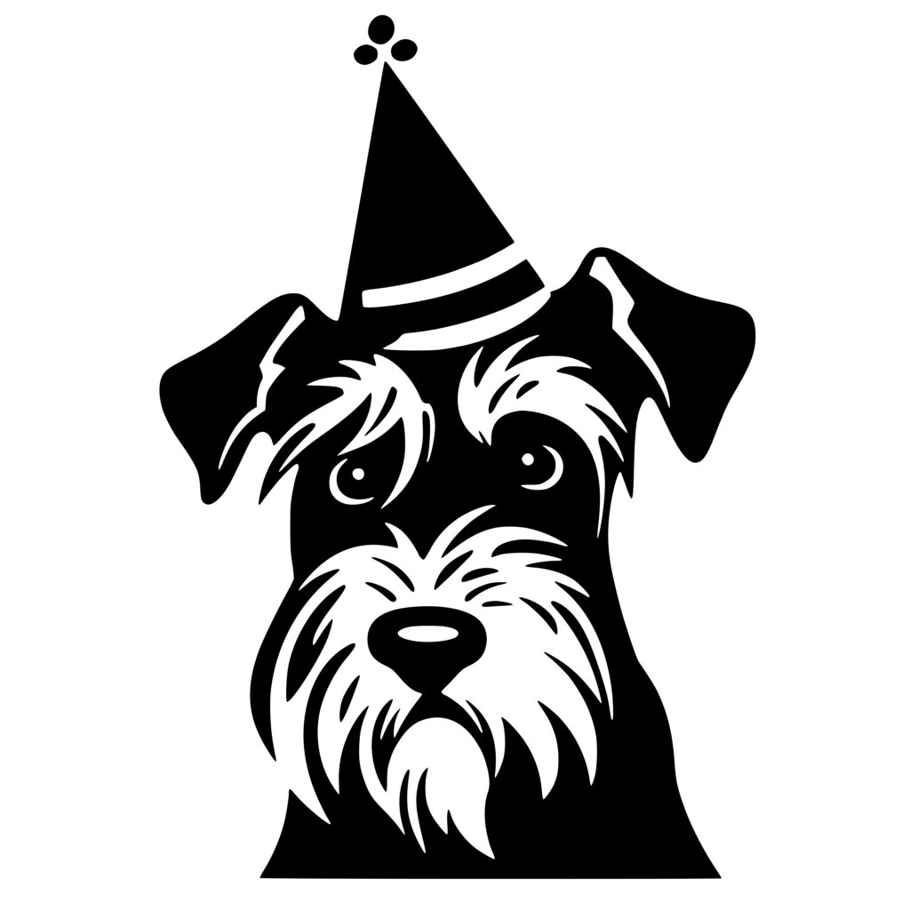 Birthday Dog SVG File for Cricut, Silhouette, Laser Machines