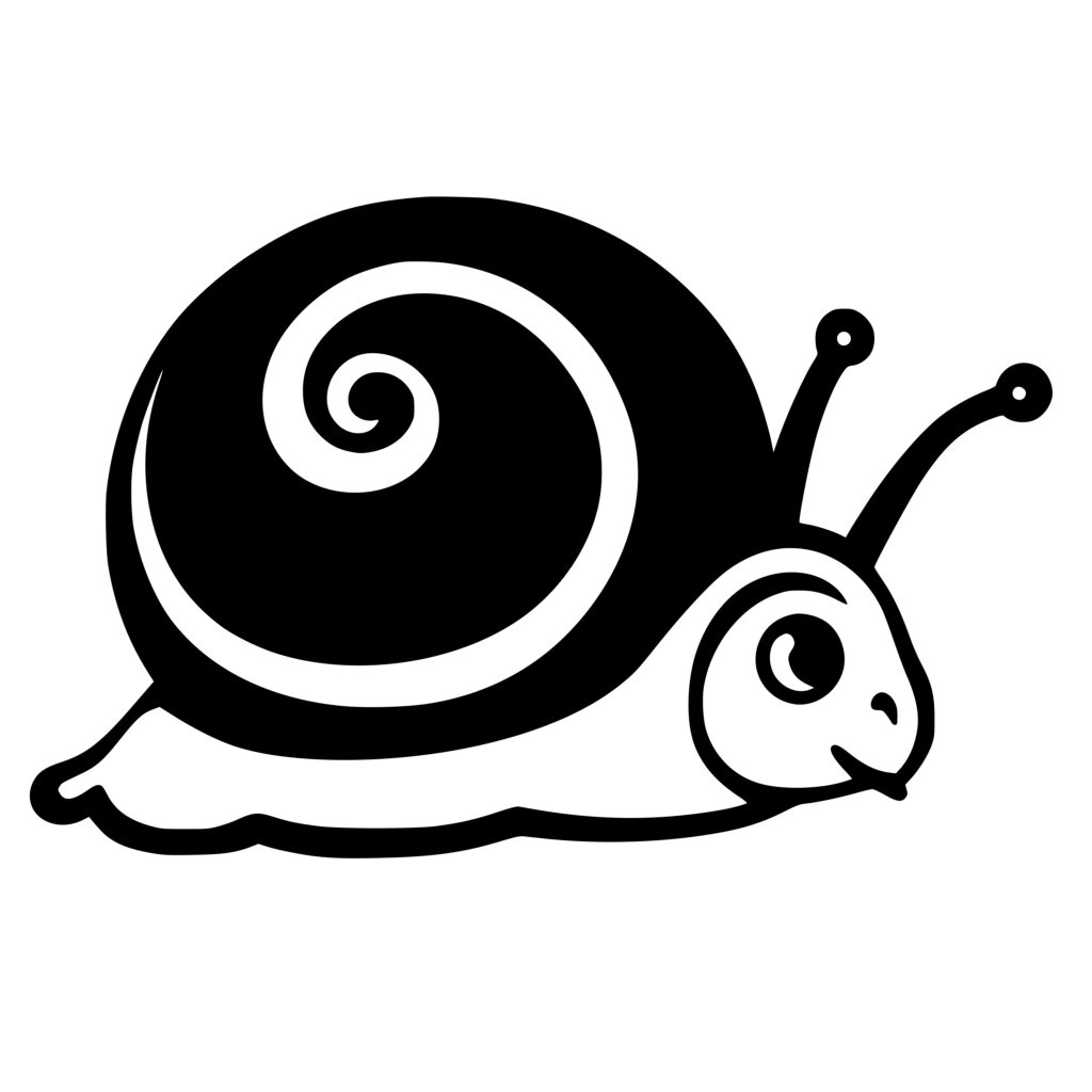 Adorable Snail SVG File for Cricut, Silhouette, and Laser Machines