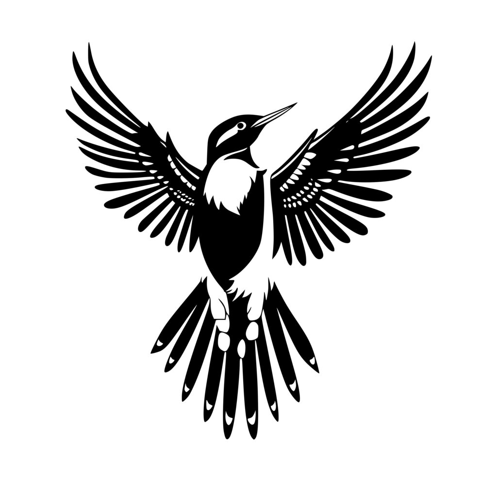 Bird in Flight SVG Image for Cricut, Silhouette, and Laser Machines