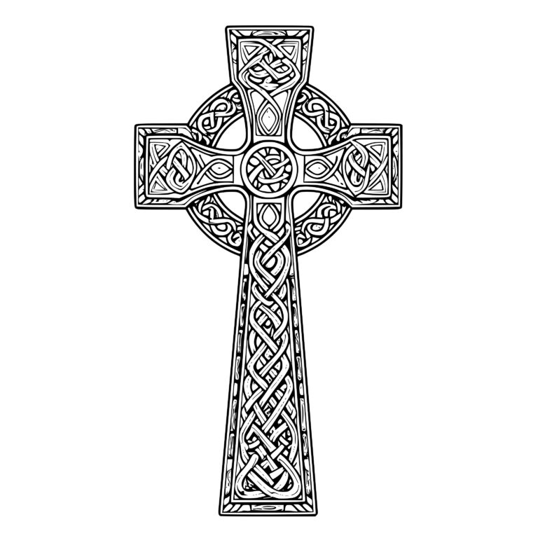 Shrouded Cross SVG File for Cricut, Laser, Silhouette, Cameo