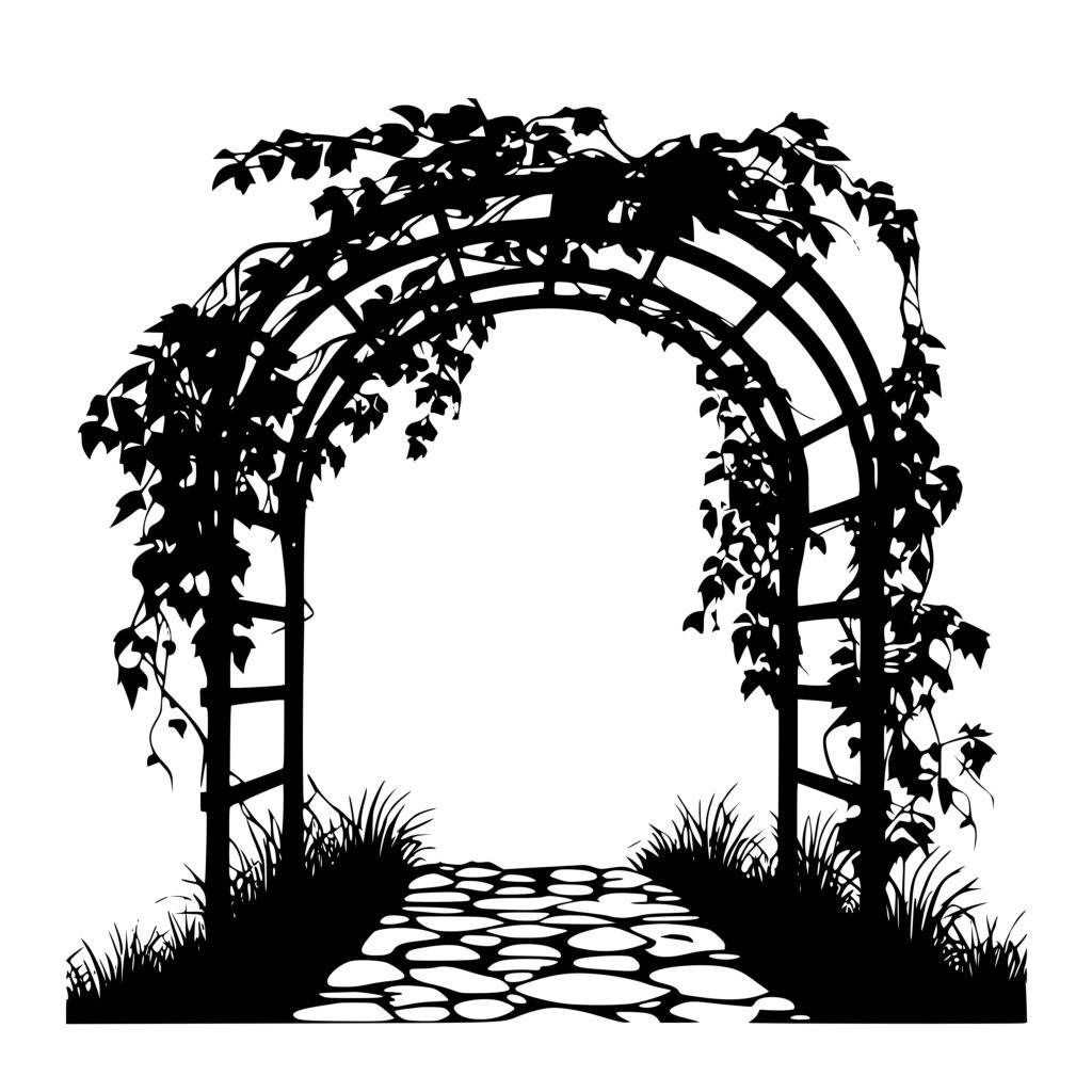 Garden Arch with Vines – Creative Meadow