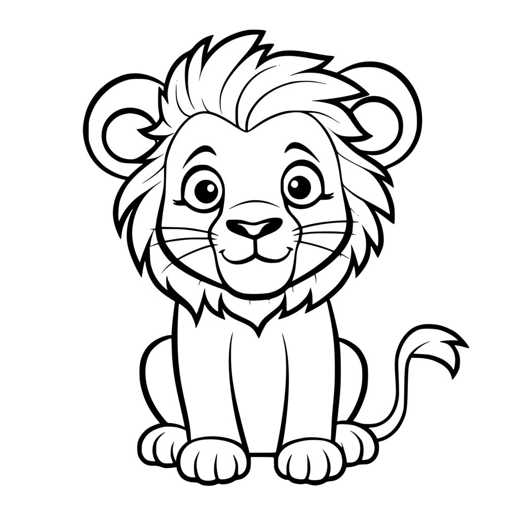 Smiling Lion SVG File for Cricut, Silhouette, and Laser Machines