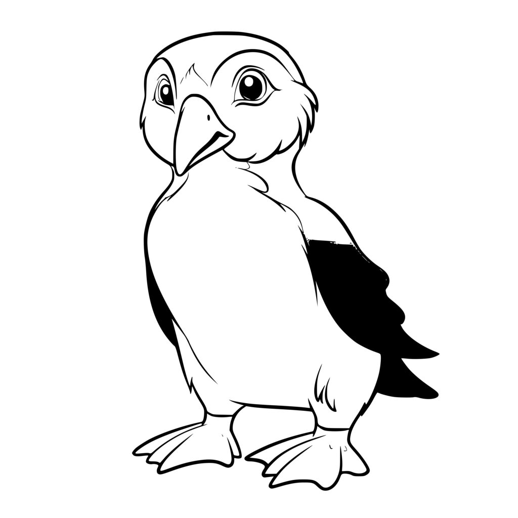 Feathered Puffin Friend SVG File for Instant Download | Cricut ...