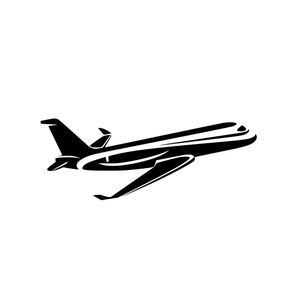 Airplane SVG File for Instant Download | Cricut, Silhouette, Laser
