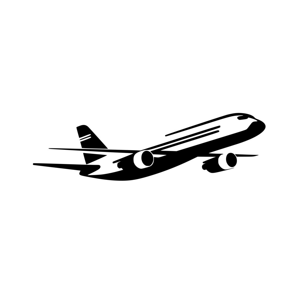 Abstract Plane SVG File for Cricut, Silhouette, and Laser Machines