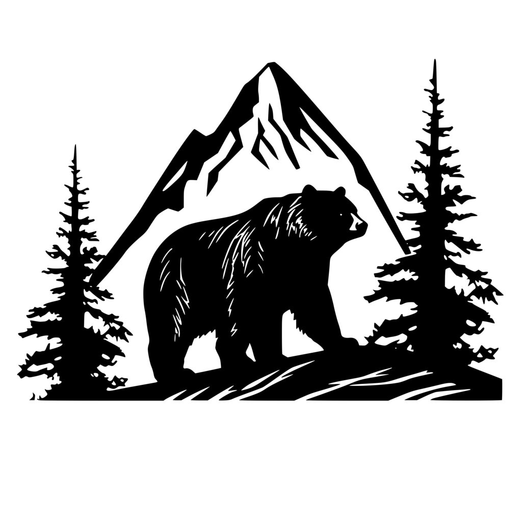Mountain Landscape Bear – Creative Meadow
