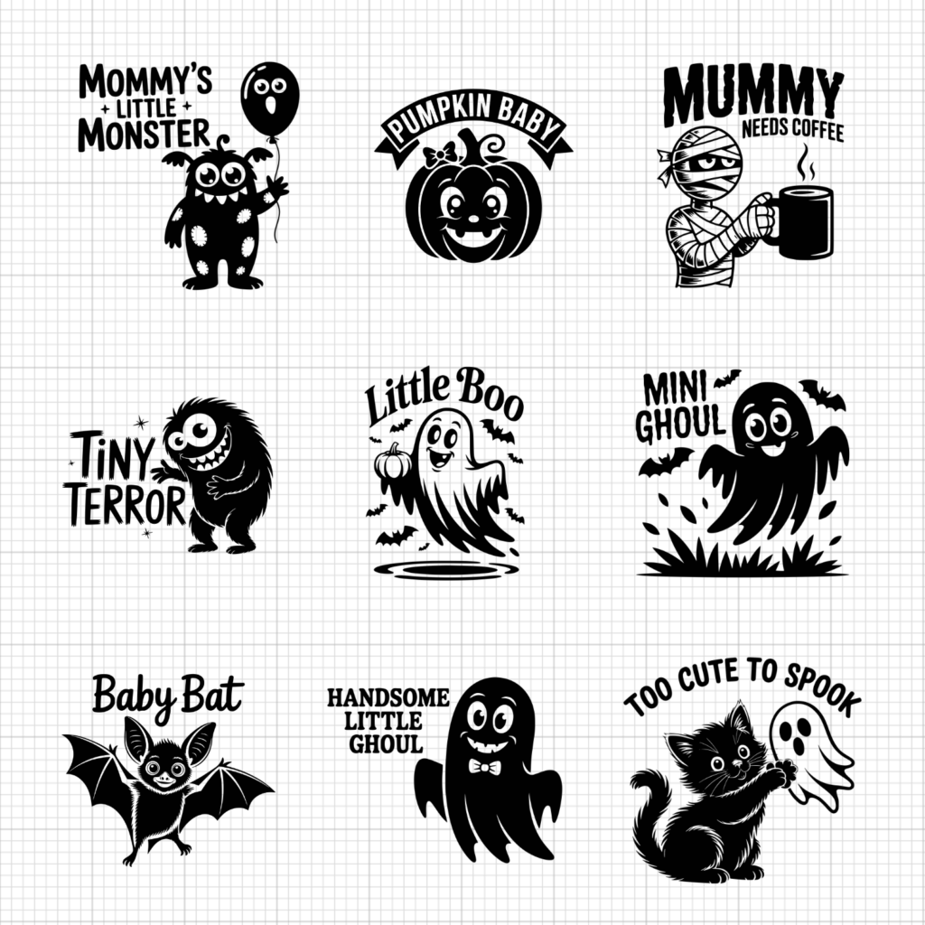 Spooky Sayings Bundle – 100 Instant Download Svg Images – Creative Meadow
