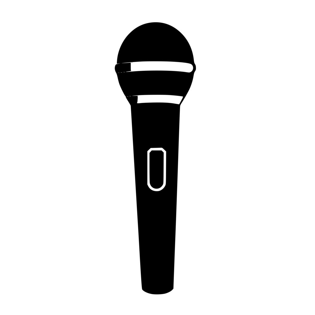 Basic Microphone SVG File for Cricut, Silhouette, Laser Machines