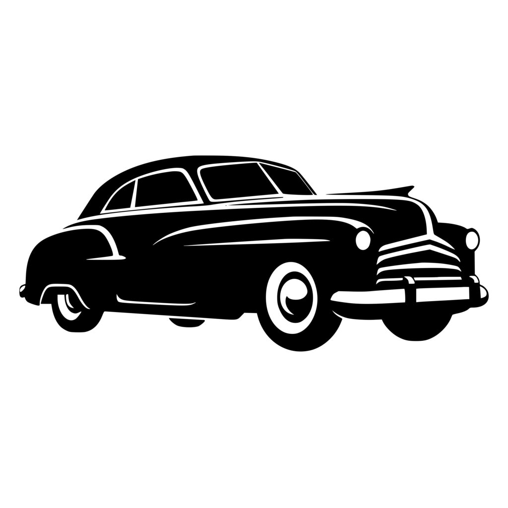 Iconic Automobile SVG File for Cricut, Silhouette, Laser Machines