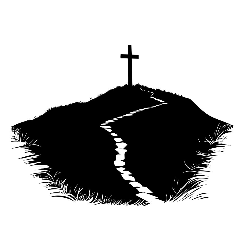 Path to Cross: SVG File for Cricut, Silhouette, Laser Machines