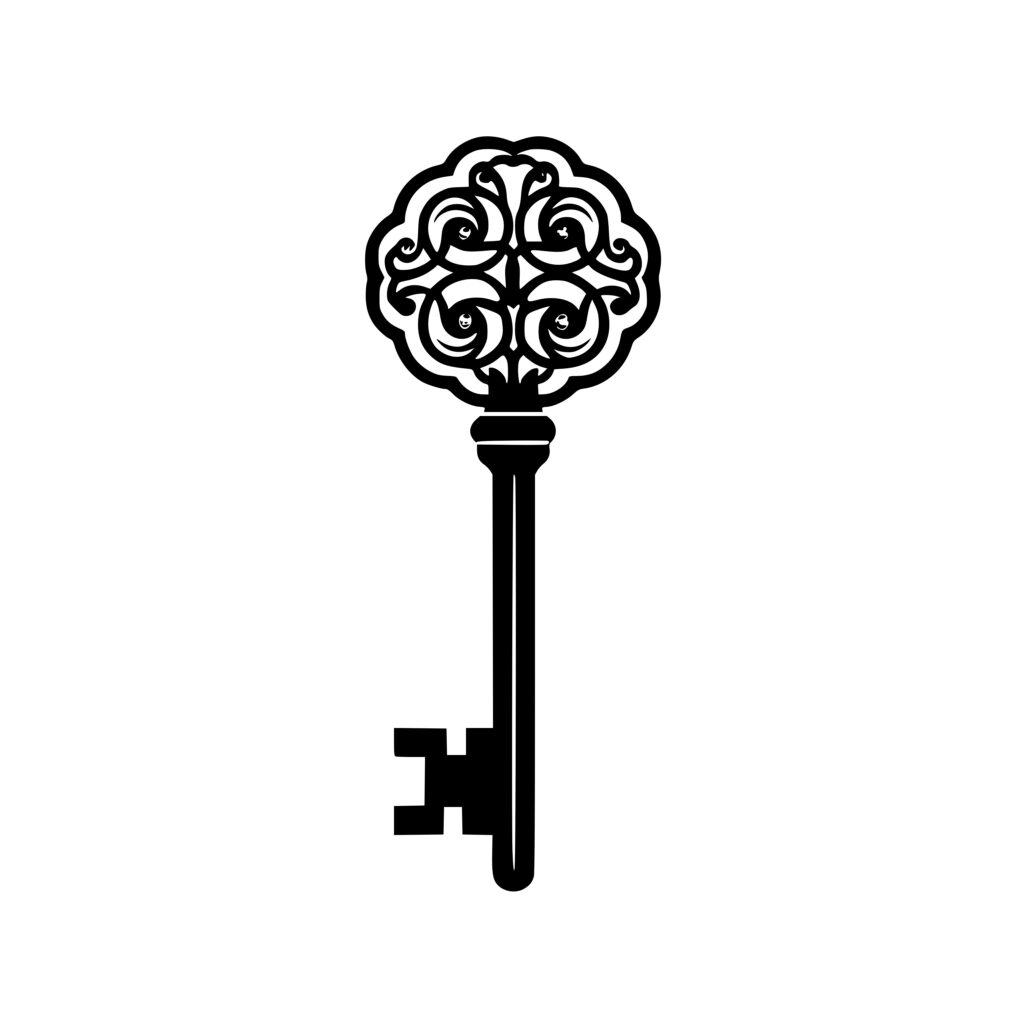 Rustic Key SVG/PNG/DXF Image for Cricut, Silhouette, Laser Machines