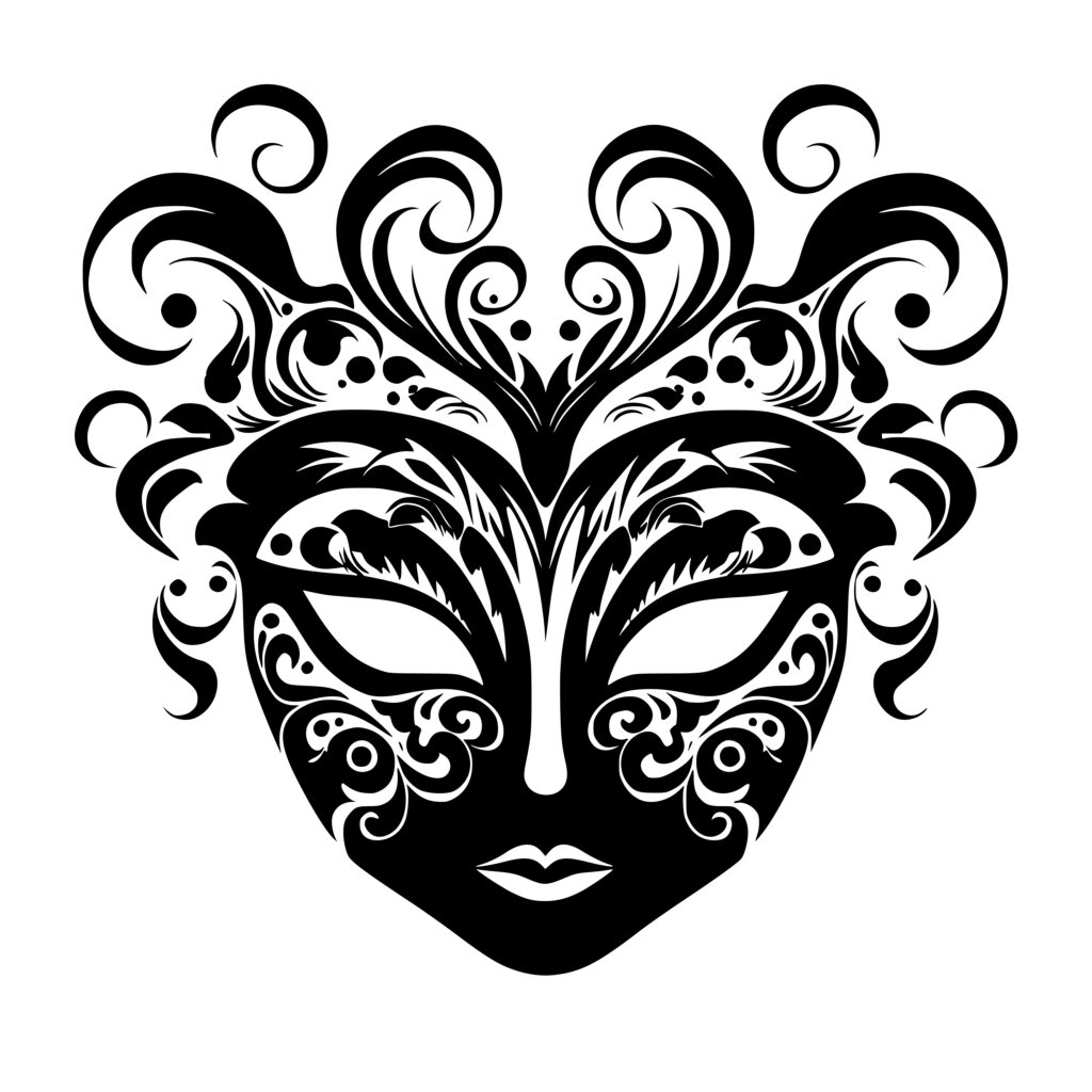 Mysterious Masquerade SVG Image for Cricut, Silhouette, and Laser Machines