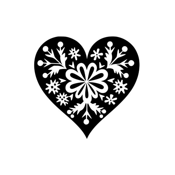 Snowflake Heart – Creative Meadow