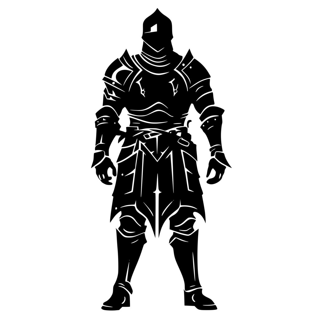 Knight Suit of Armor SVG File for Cricut, Silhouette, Laser