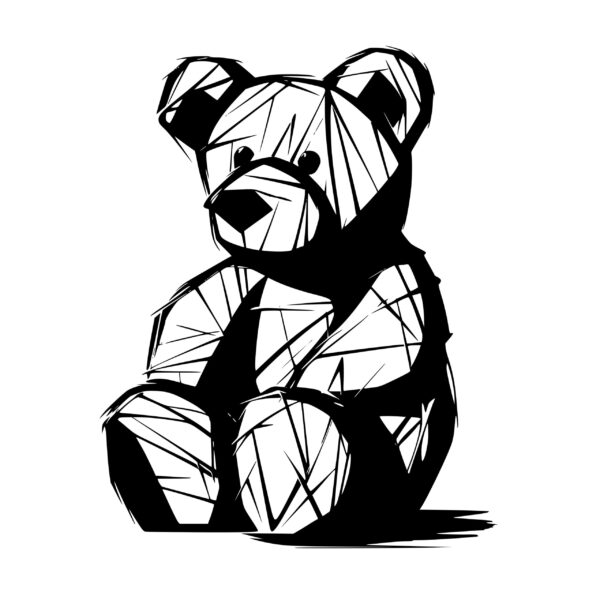 Geometric Teddy Bear – Creative Meadow