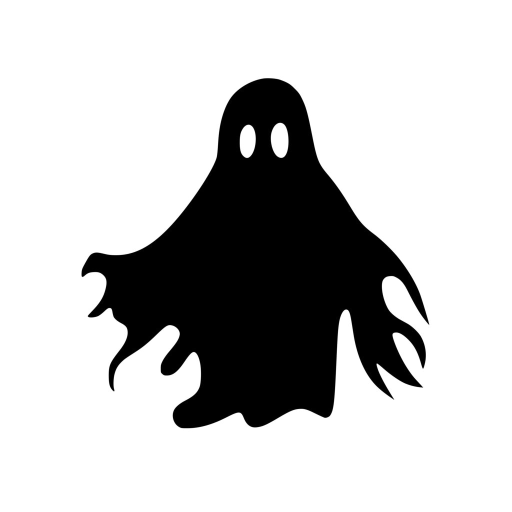 Spooky Ghost SVG File for Cricut, Silhouette, Laser Machines