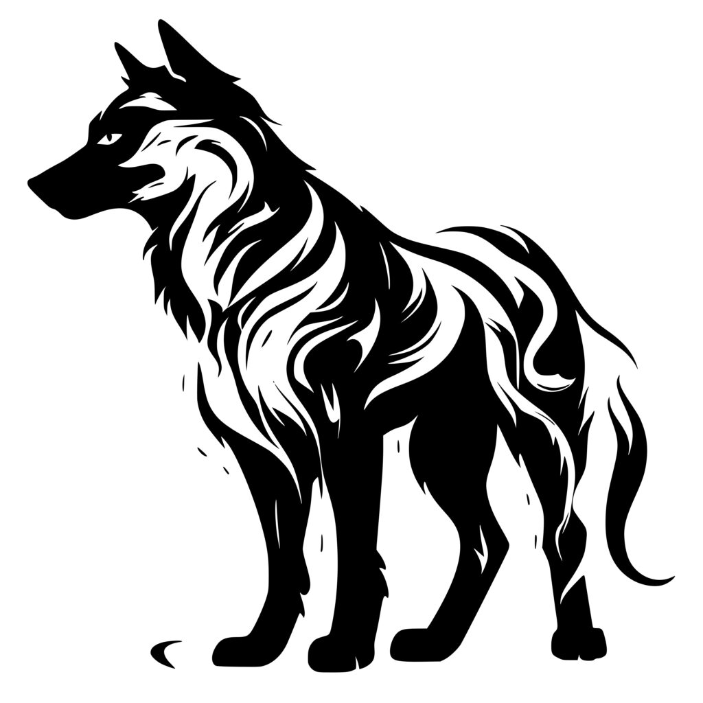 Beautiful Wolf SVG Image for Cricut, Silhouette & Laser Machines