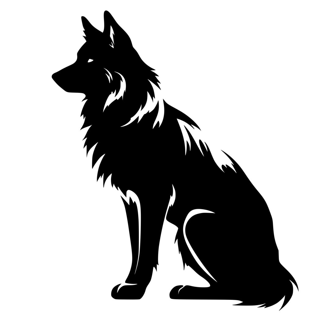 Sitting Wolf – Creative Meadow