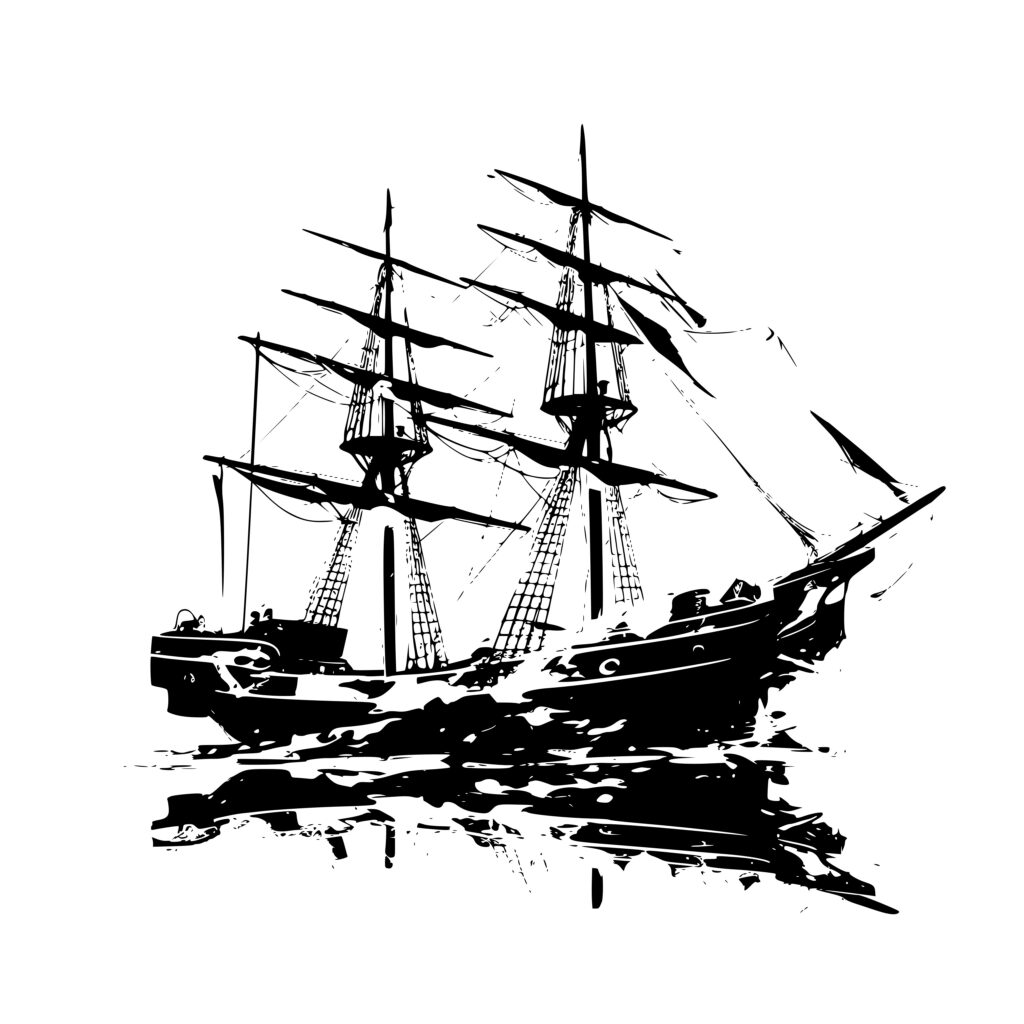 Vintage Abstract Ship – Creative Meadow