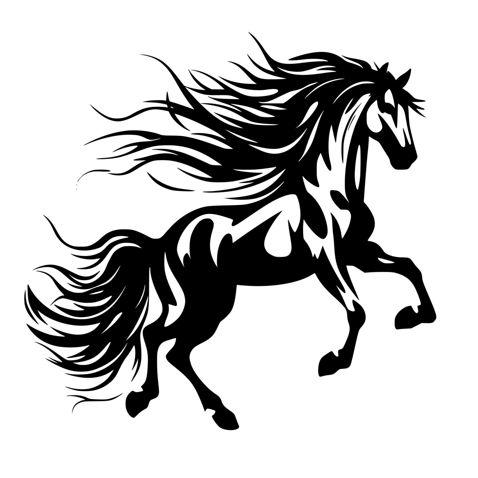 Galloping Flowing Steed – Creative Meadow