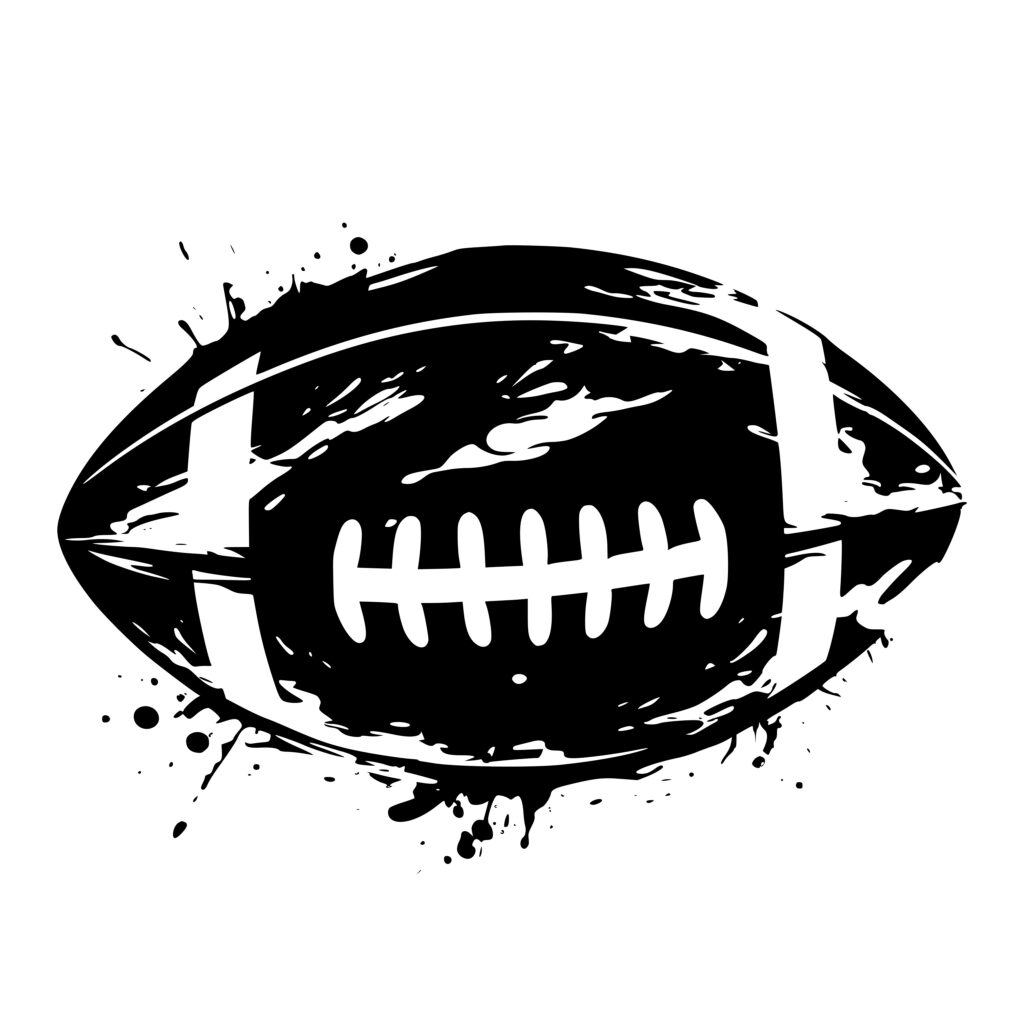 Football Splatter SVG: Instant Download for Cricut, Silhouette & Laser ...