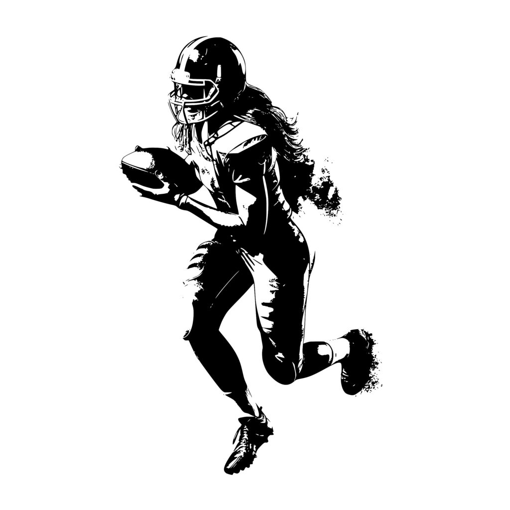 Woman Catching Football – Creative Meadow