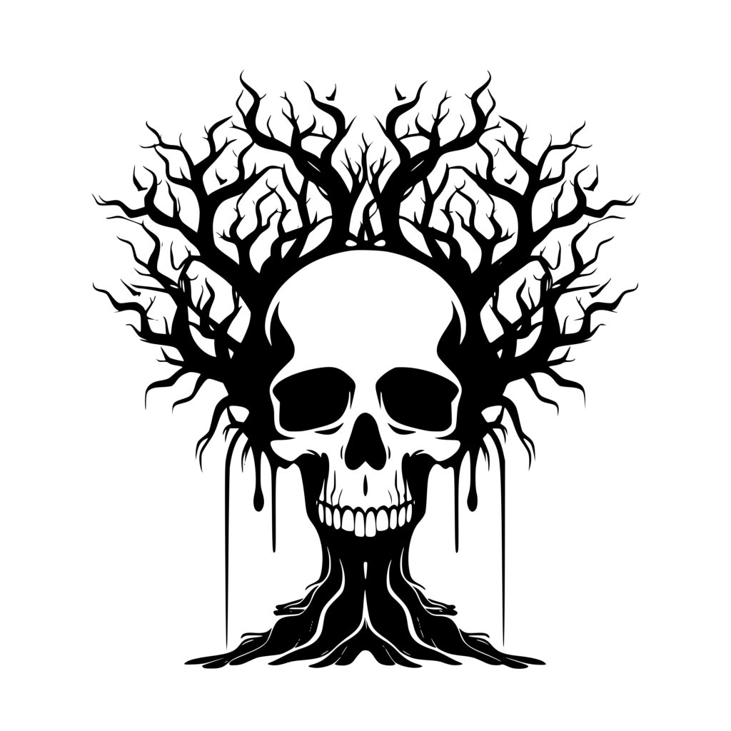 Skull Tree Trunk – Creative Meadow
