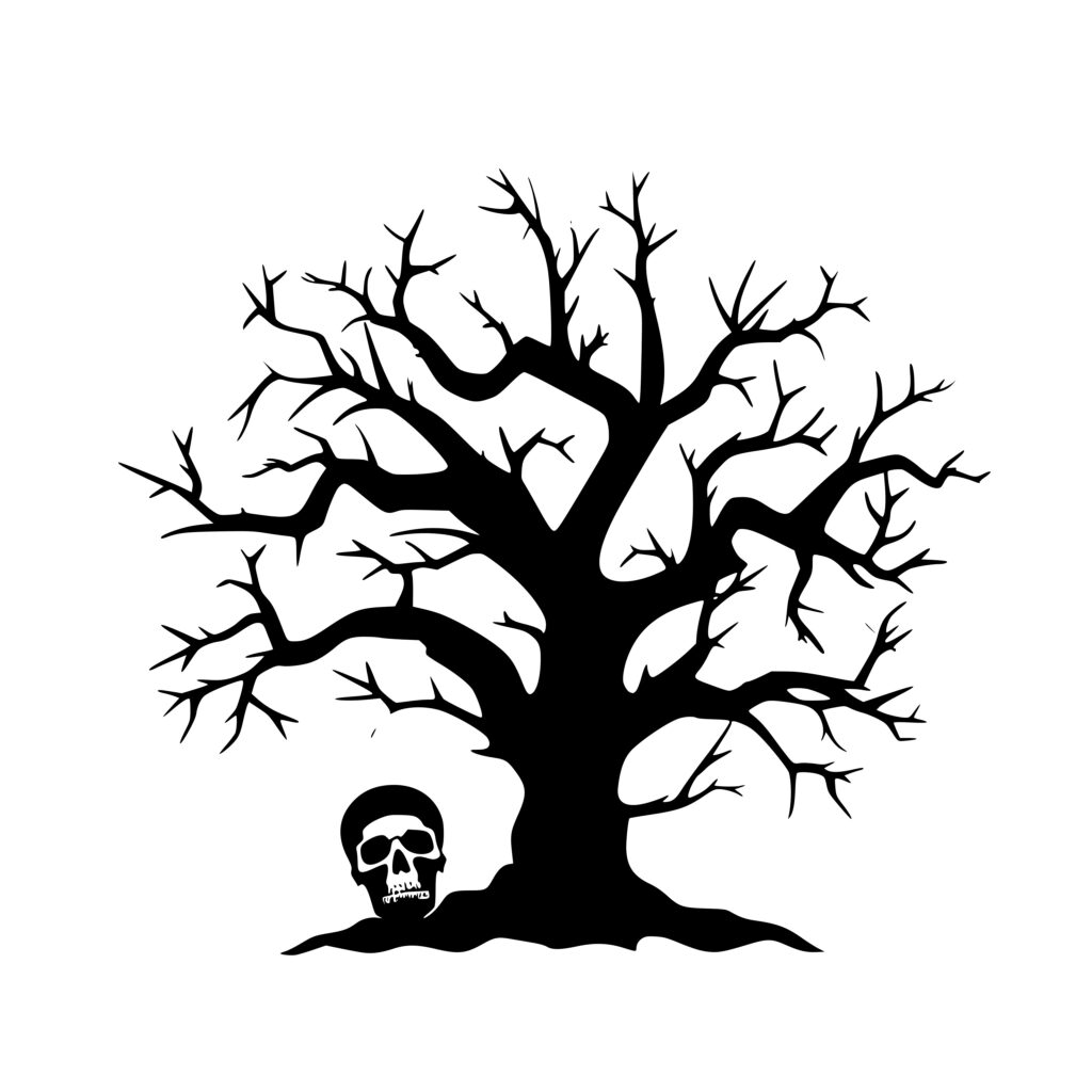 Spooky Tree SVG Image for Cricut, Silhouette, Laser Machines