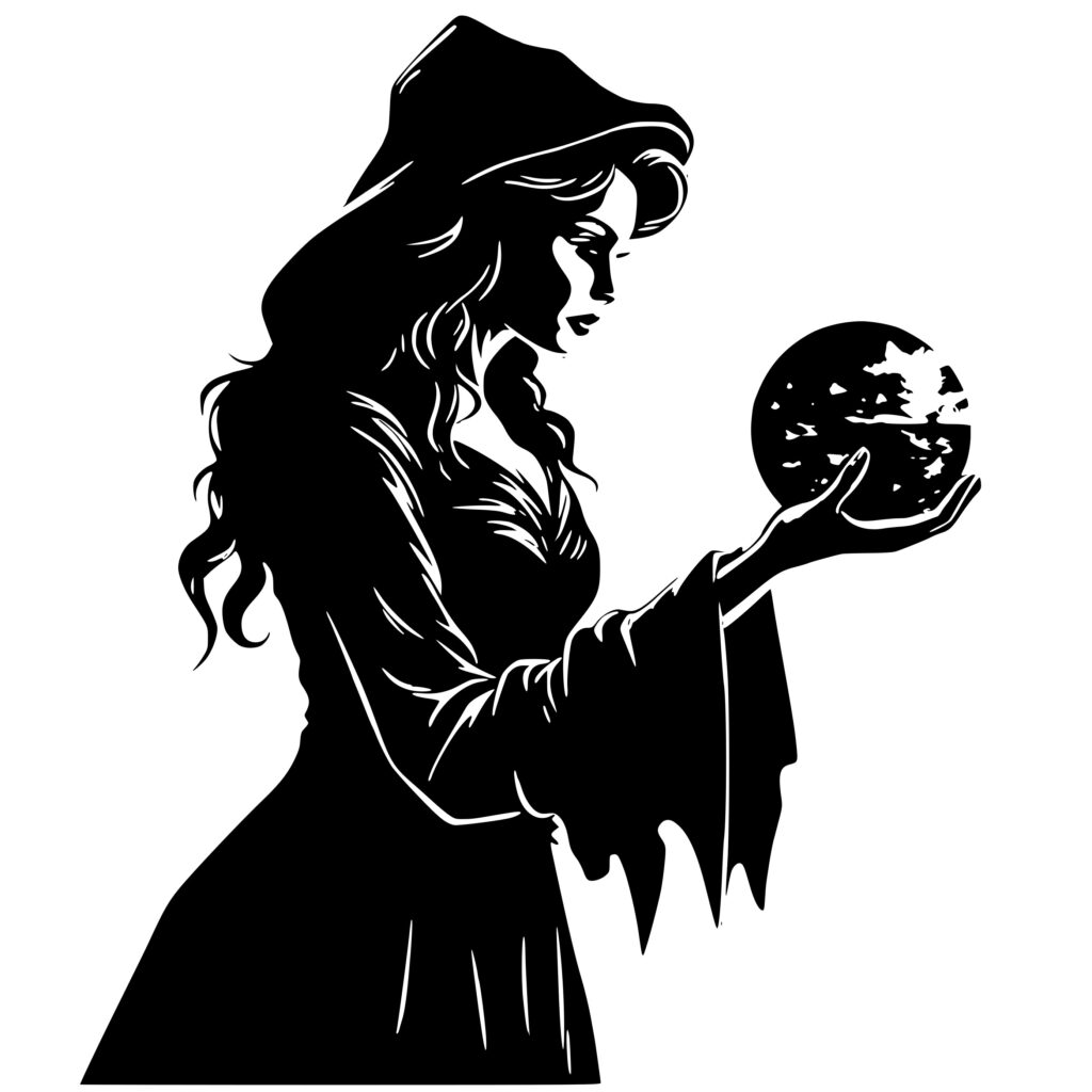 Crystal Ball Witch – Creative Meadow